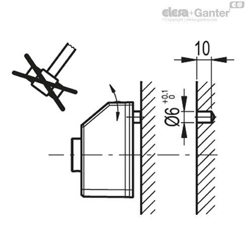 DD51-E-RF Indicator de poziție digital electronic